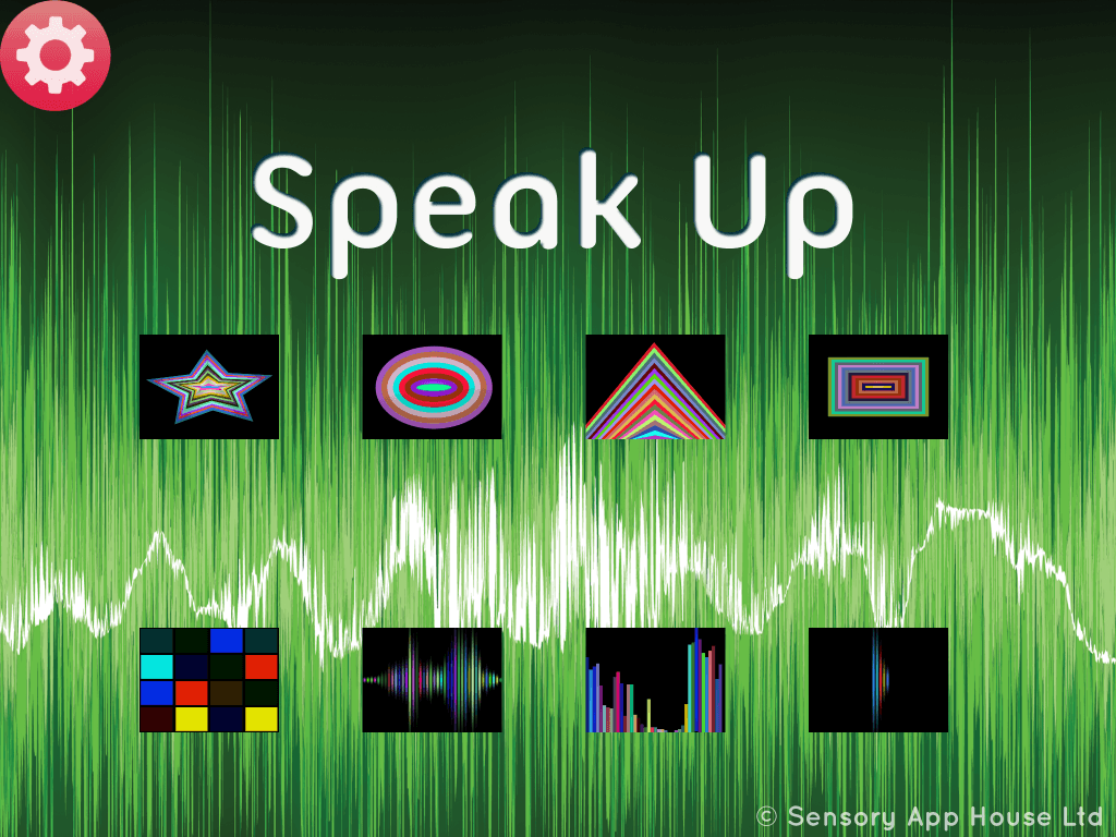 Speak Up - vocalization - Sensory App House